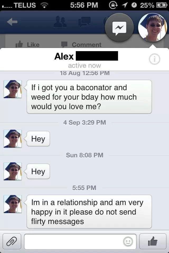 What flirty messages? | Scrolller