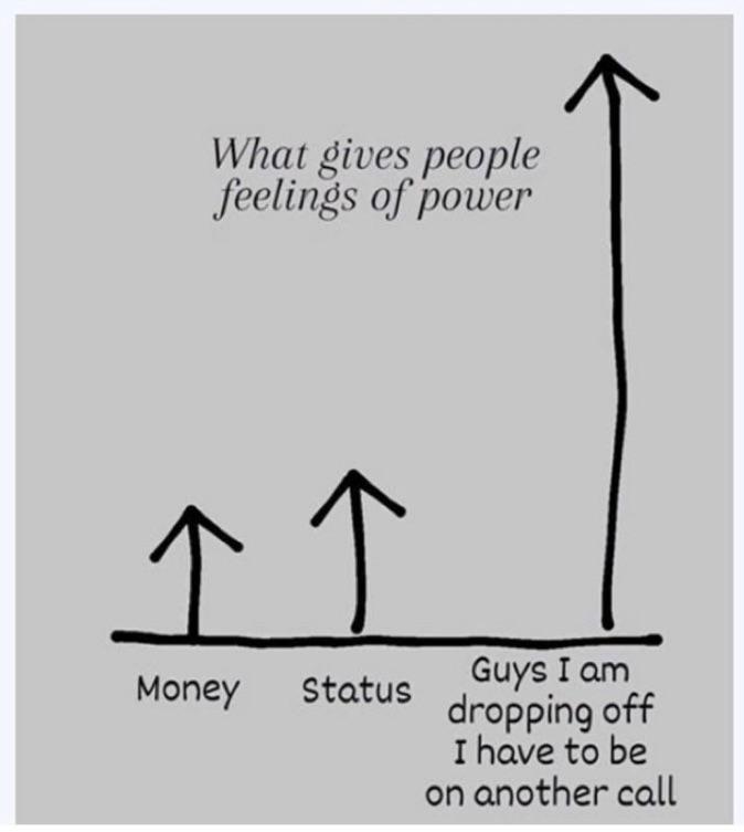What gives people feeling of power ? | Scrolller