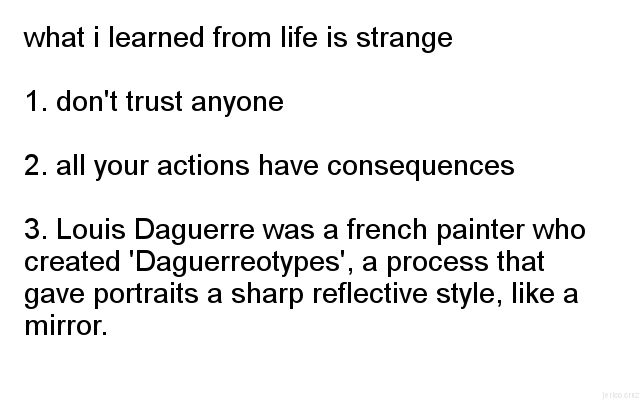 What I learned from Life is Strange | Scrolller