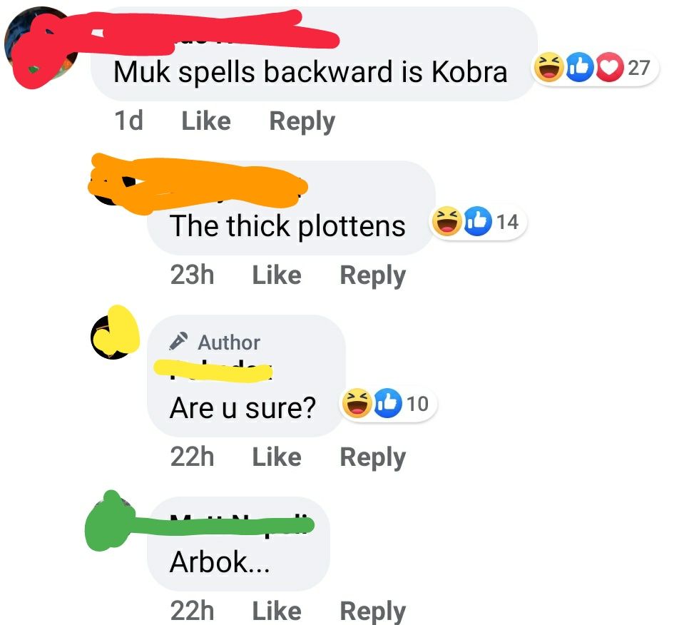 What's Muk spelled backwards? | Scrolller