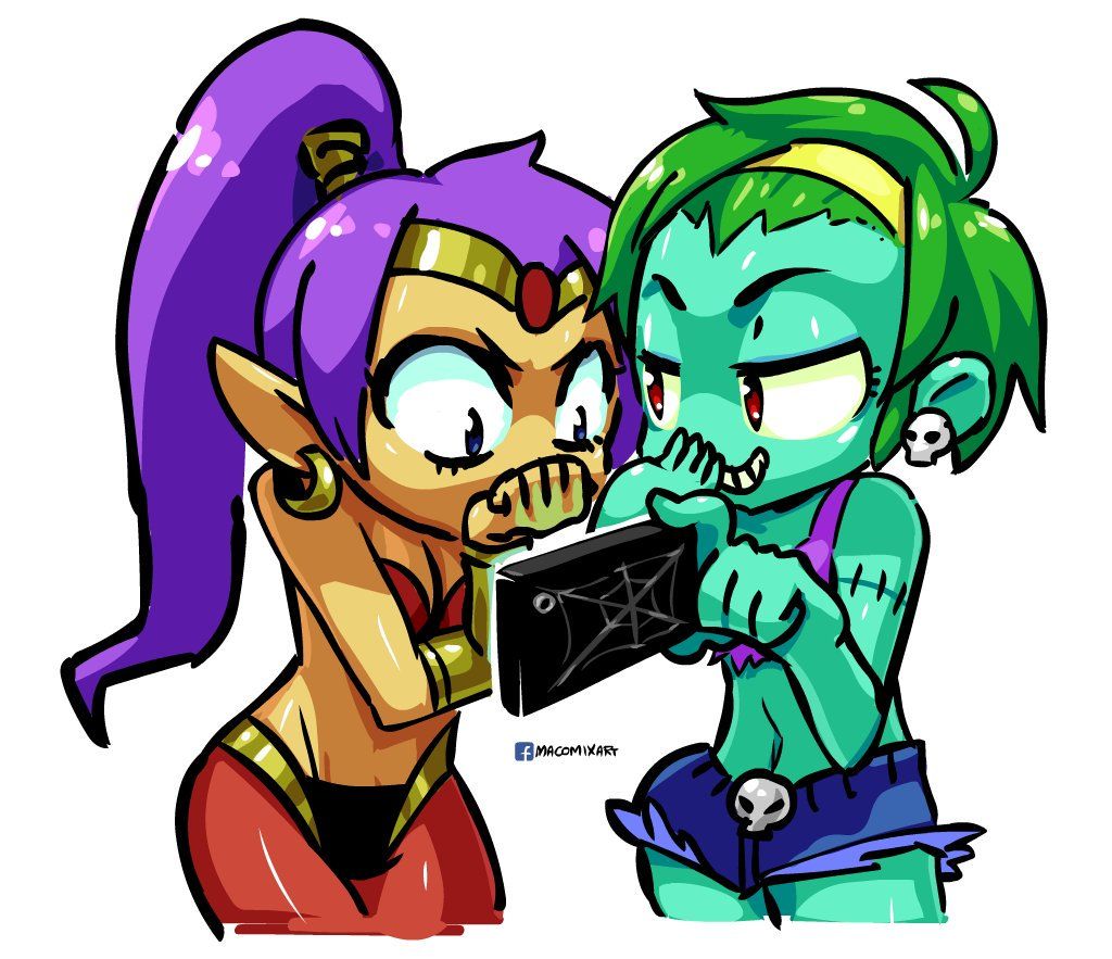 Whats Rottytops Showing Shantae Scrolller