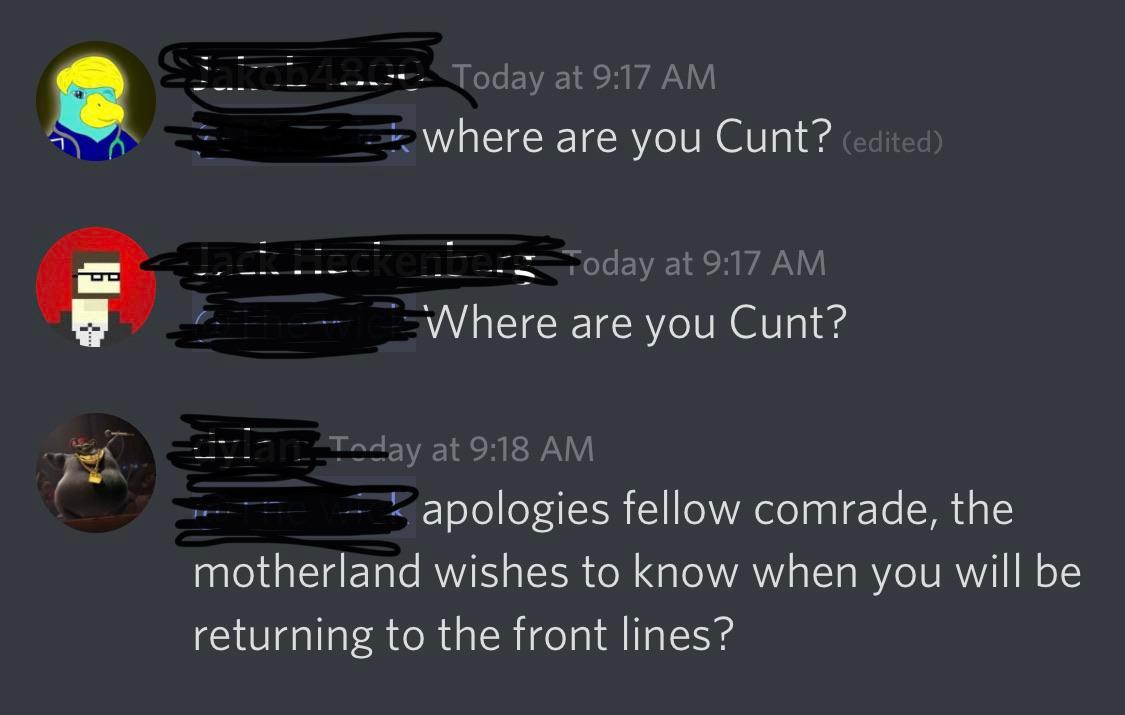 When is our comrade returning to class | Scrolller