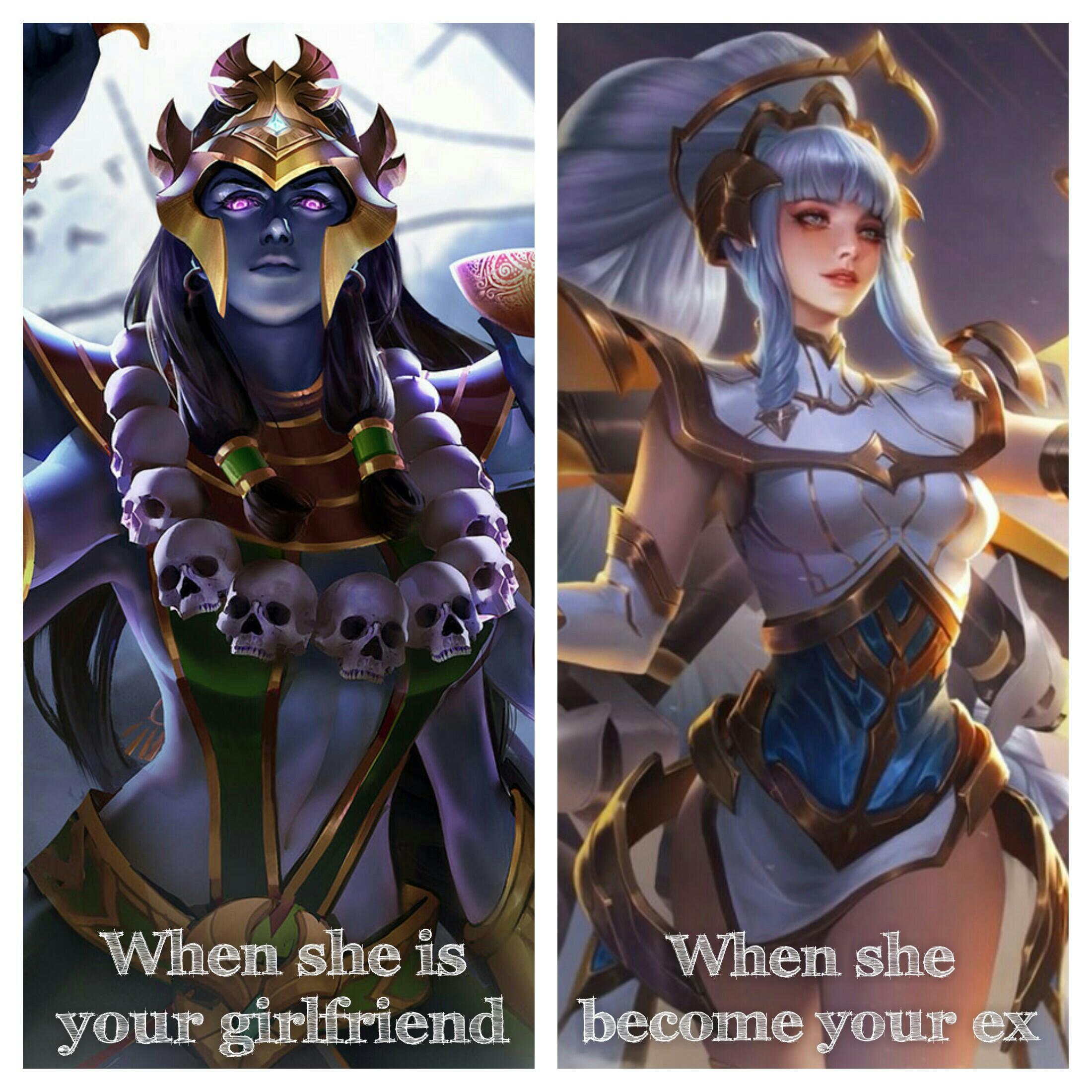 When she is your gf vs she become your ex | Scrolller