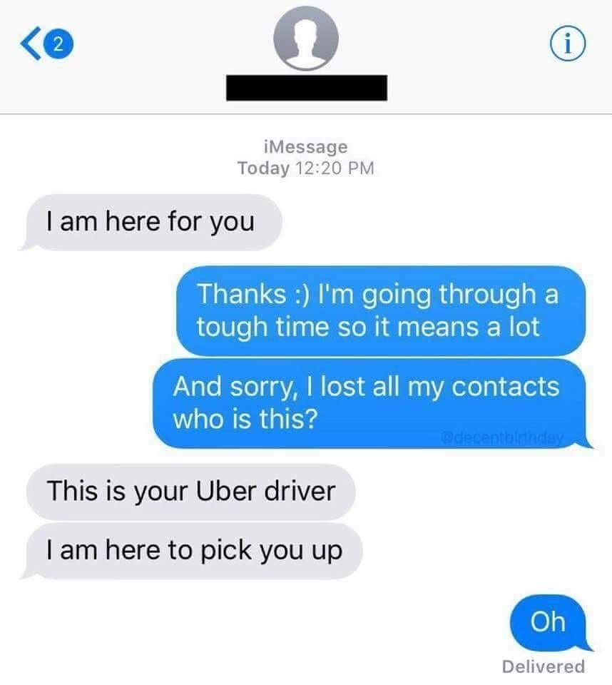When Uber answers your prayers. | Scrolller