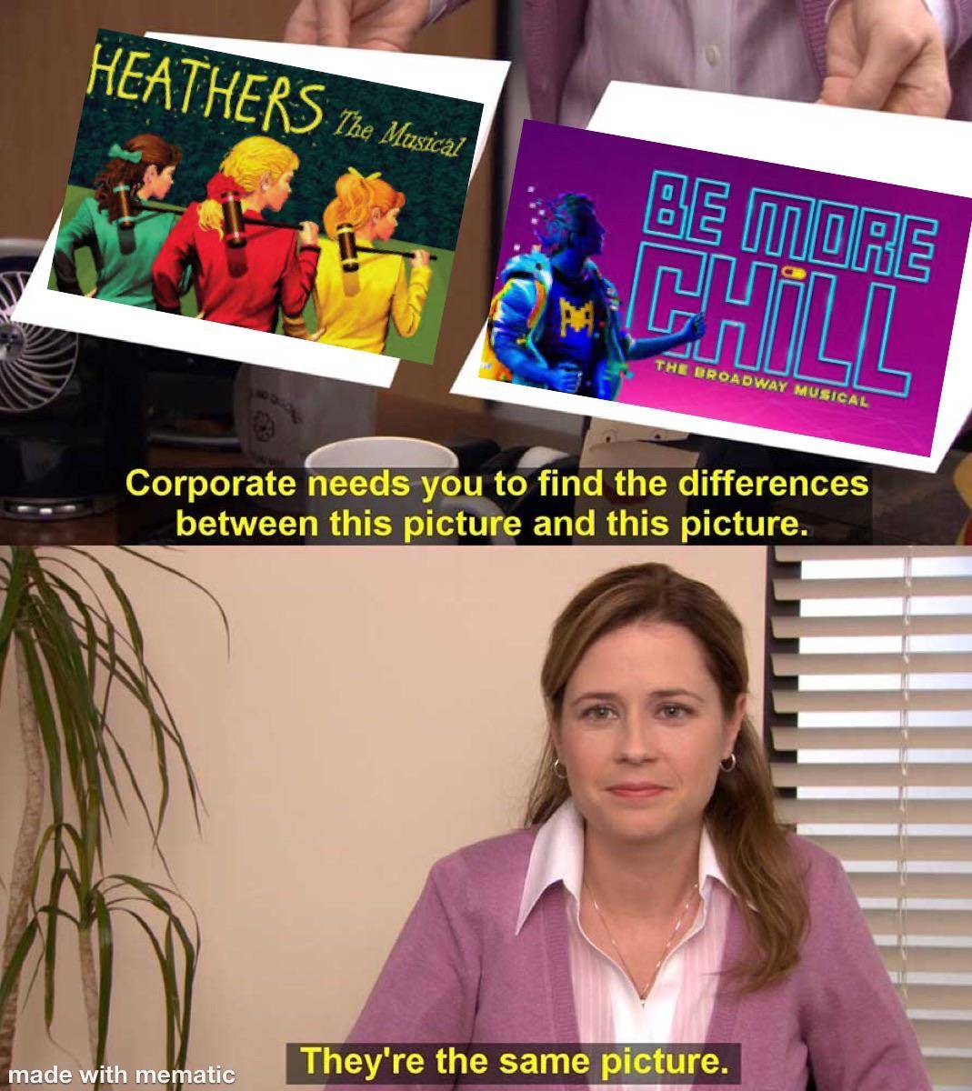 When you get to the facts they are basically the same musical. | Scrolller