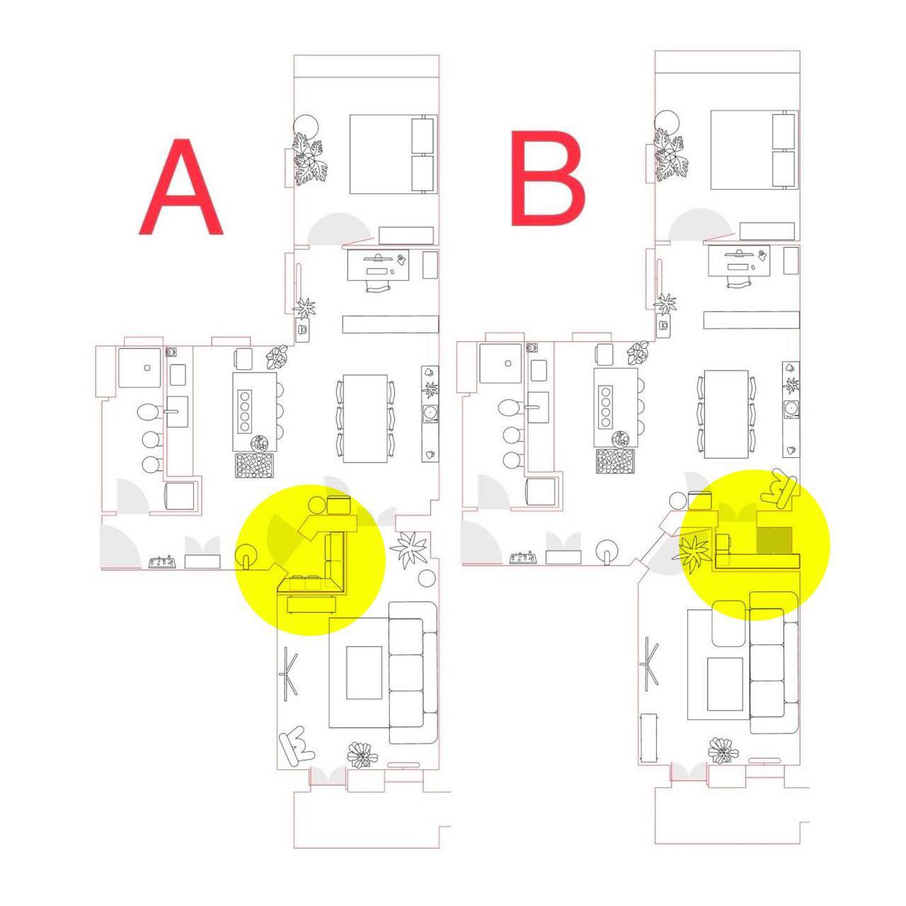 Which layout for a storage closet is better for the flow of my apartment? | Scrolller
