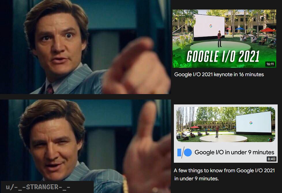 While main 2 hours long video cries in corner. | Scrolller