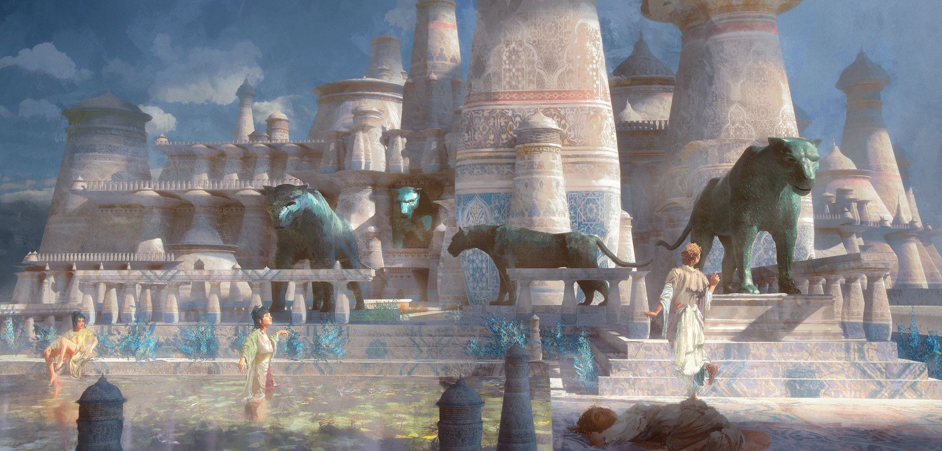 White Temple of Opa'l by Josu Solano | Scrolller