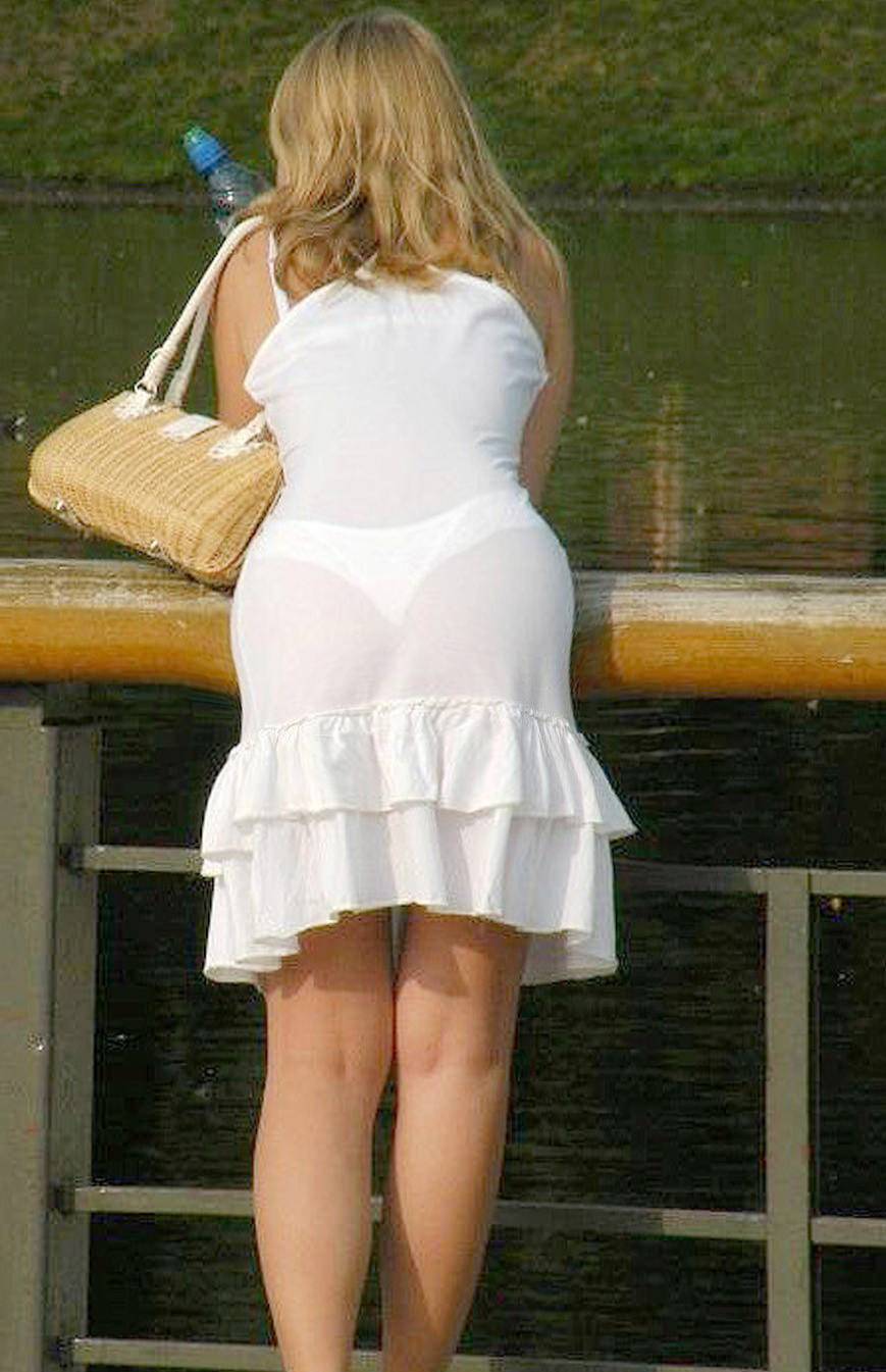 White Thong | Scrolller