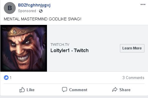 Who is paying for these facebook ads | Scrolller