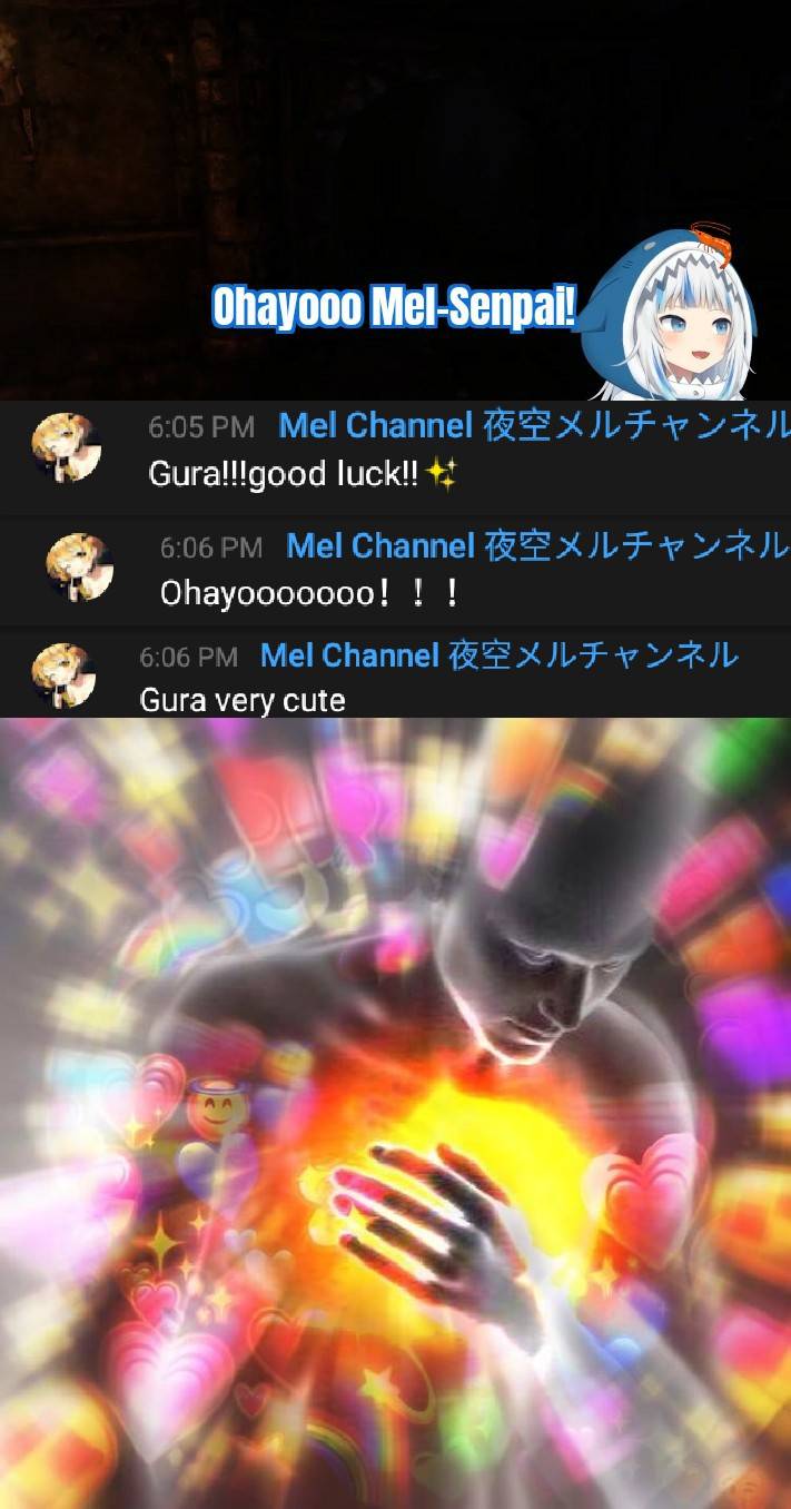 Wholesome Mel spotted in Gura's Stream! | Scrolller