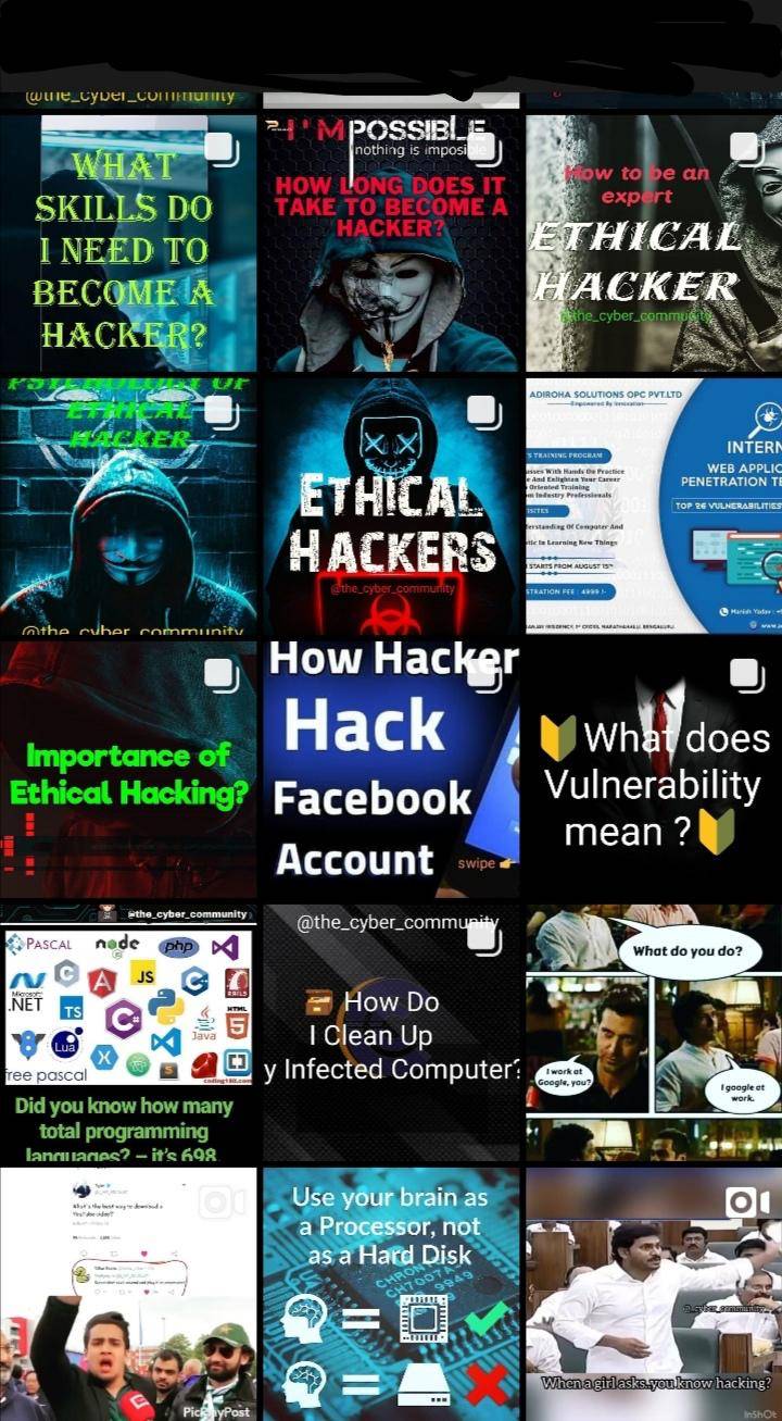 Why are these instagram "programming and hacking" profiles so common ...