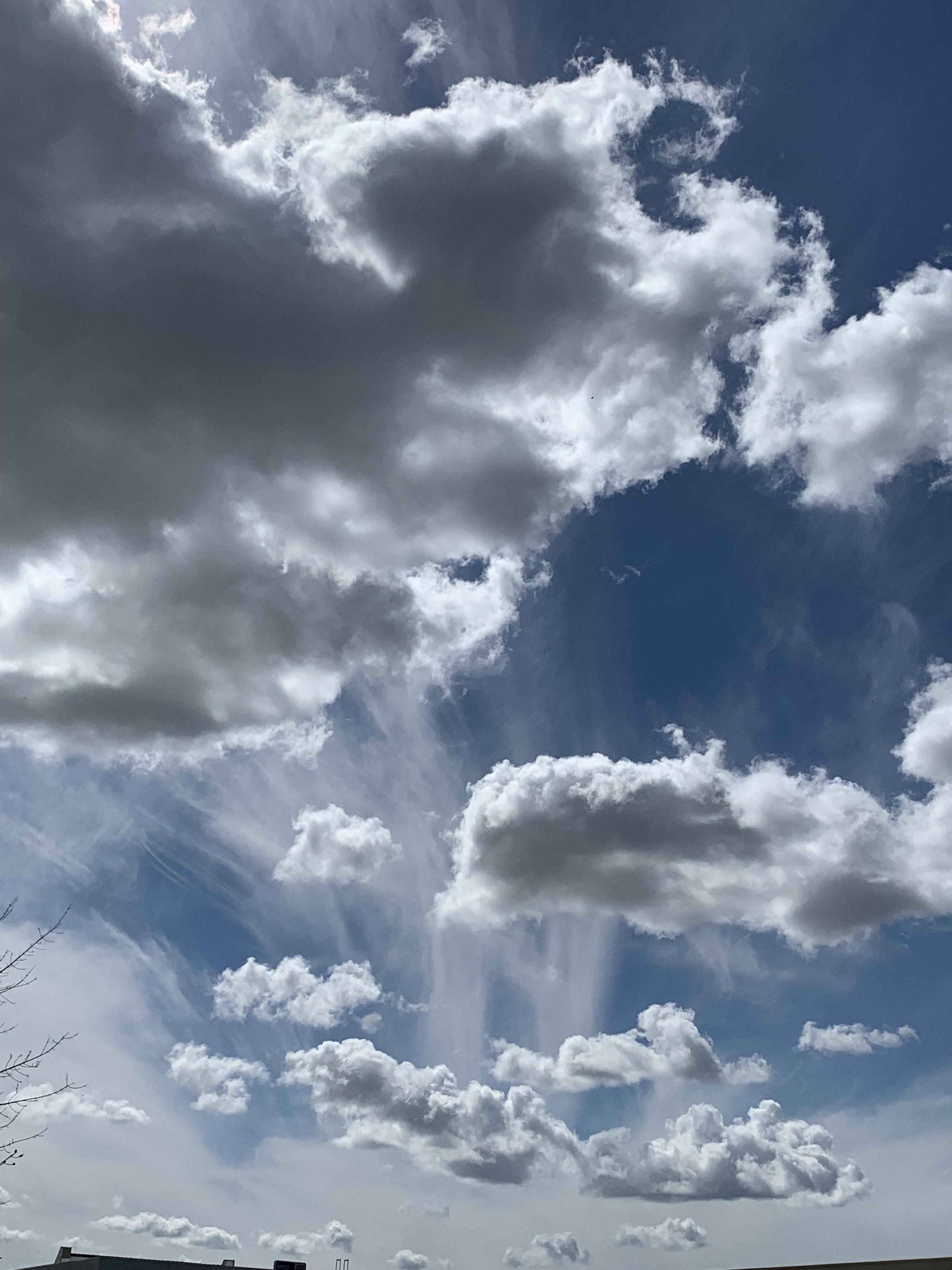 Why does it look like someone to an eraser to the clouds? | Scrolller