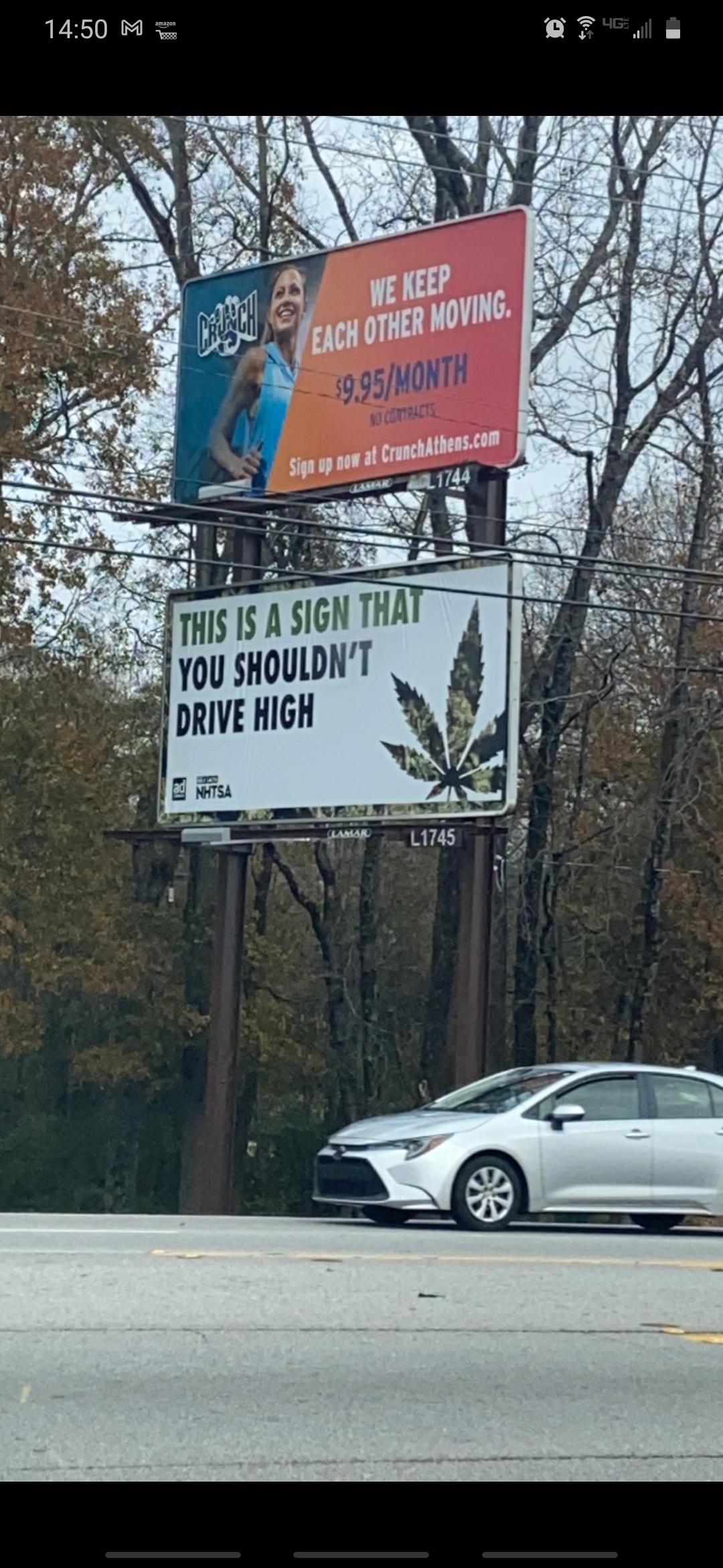 Why would anyone drive a sign? | Scrolller