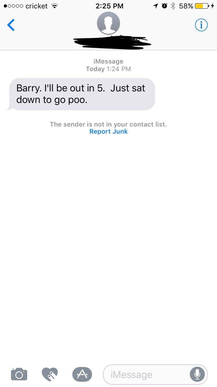 Why would you tell Barry this 😂 | Scrolller