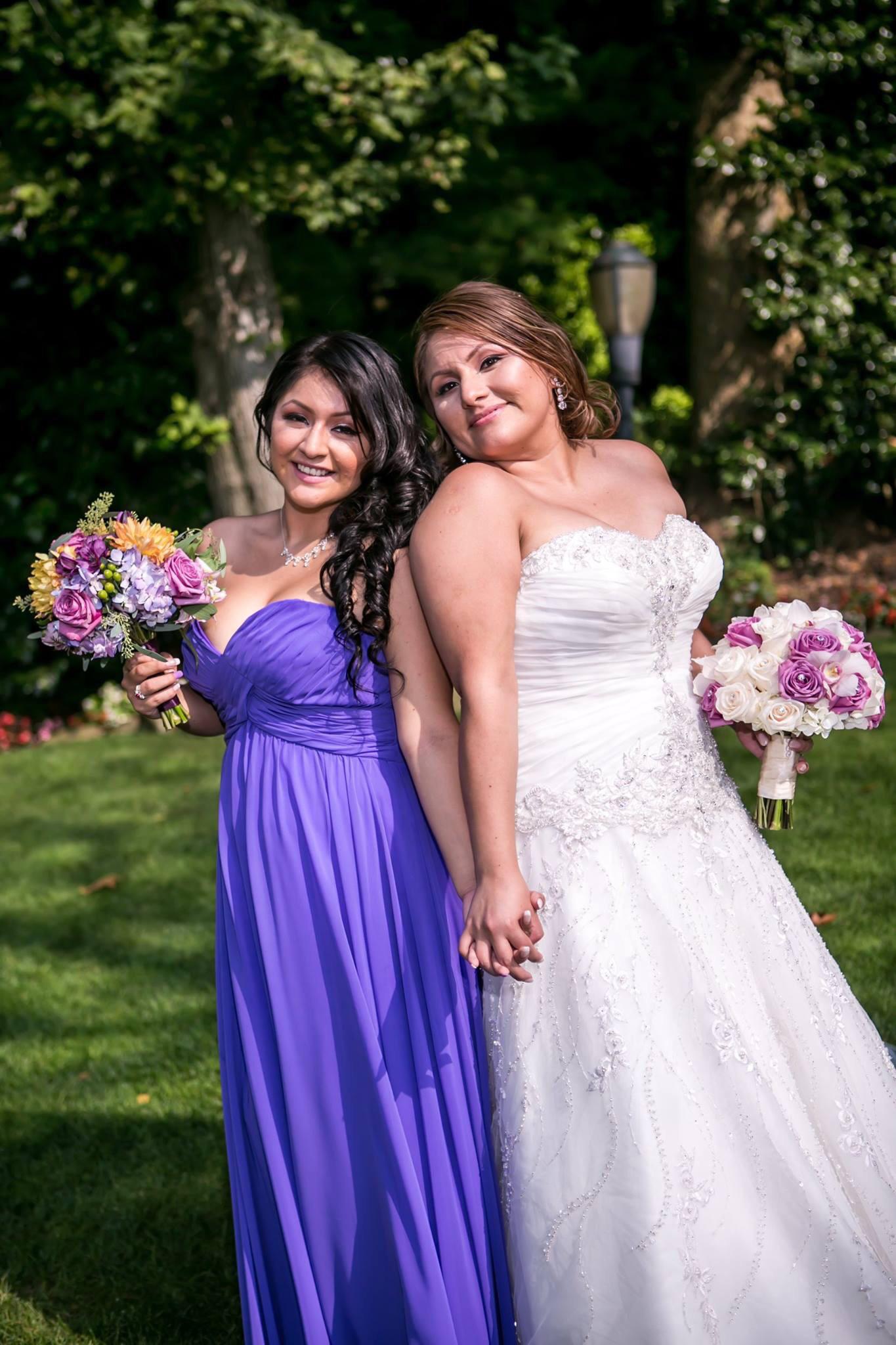 Wife and SIL about to burst on wedding day. | Scrolller