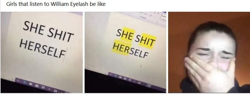 william eyelash, lmao | Scrolller