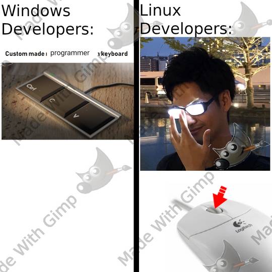 Window devs Vs Linux Developer Master Race: Even our tools are more evolved. [X-Post From /r ...