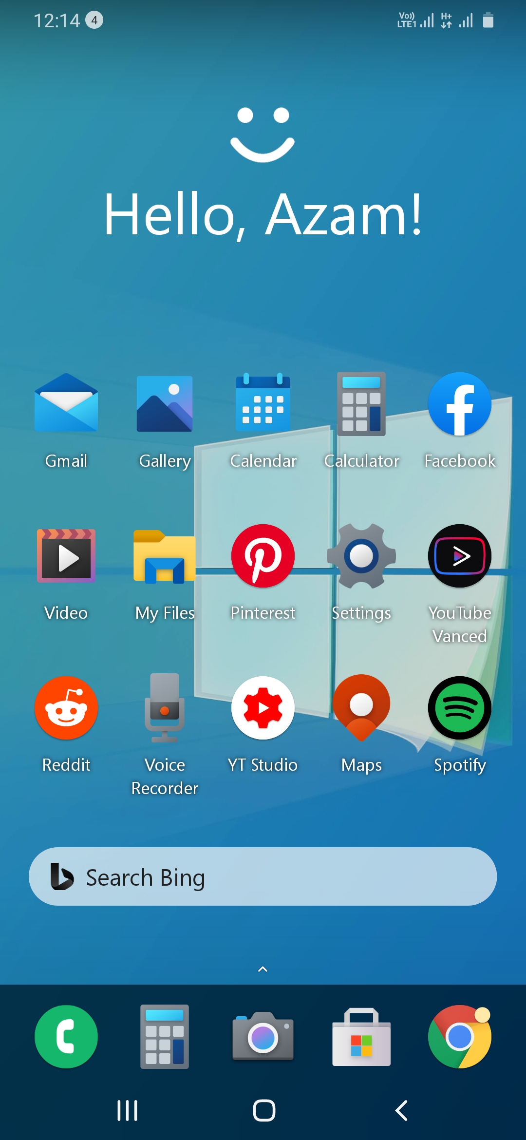 Windows 10x inspired android homescreen. Guess what phone I'm using. | Scrolller