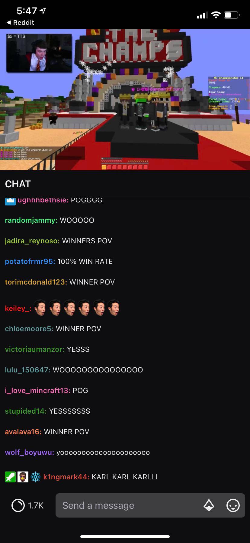 WINNERS POV BABY | Scrolller