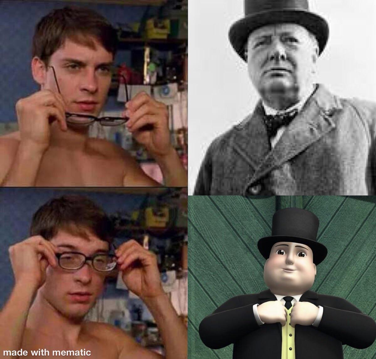 Winston Churchill kinda sus | Scrolller