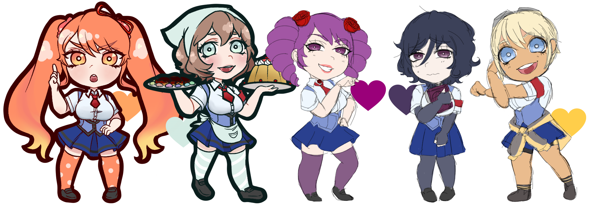 [ WIP ] First 5 Rival Chibis! | Scrolller