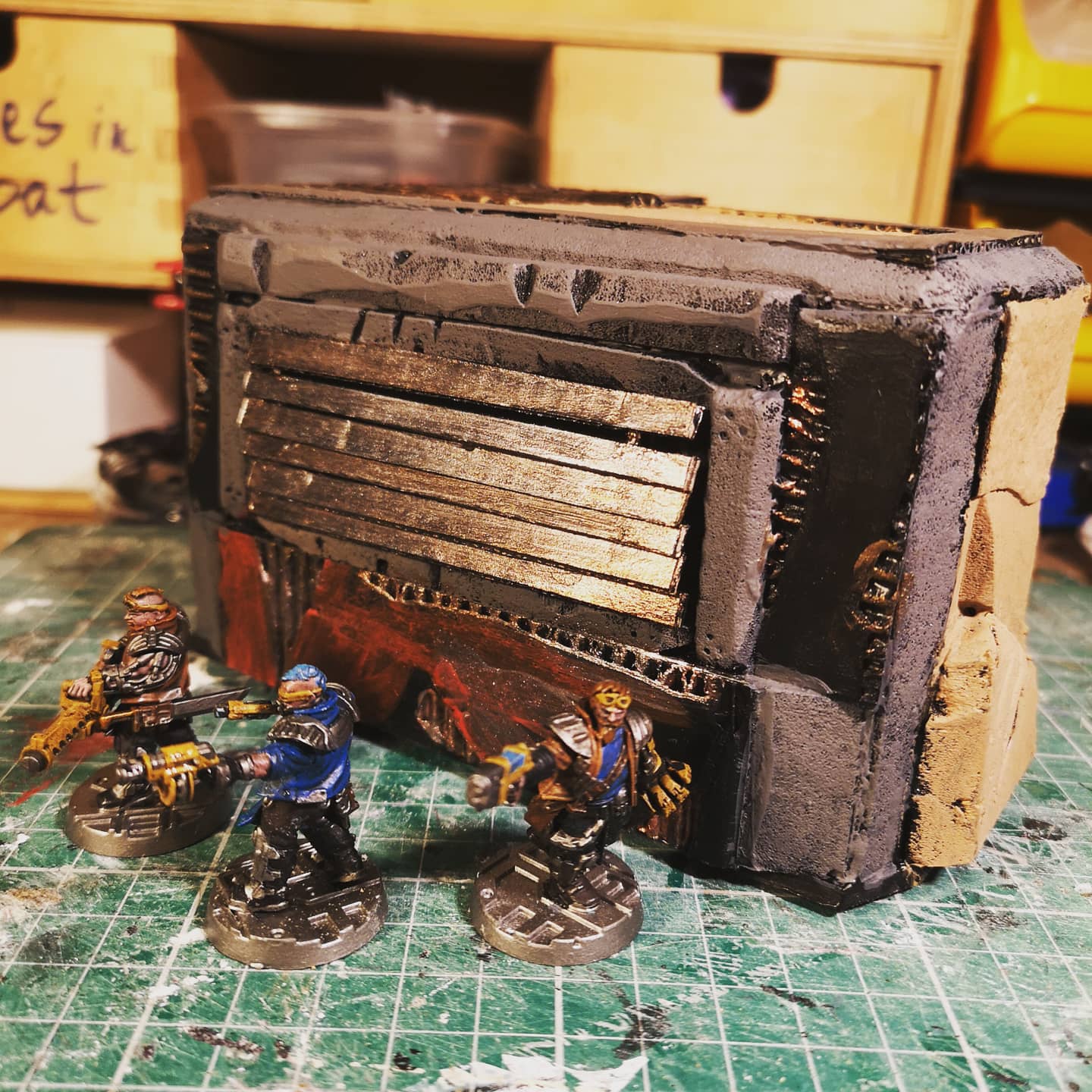 WIP NECROMUNDA / POST APOCALYPTIC TABLETOP TERRAIN | Scrolller