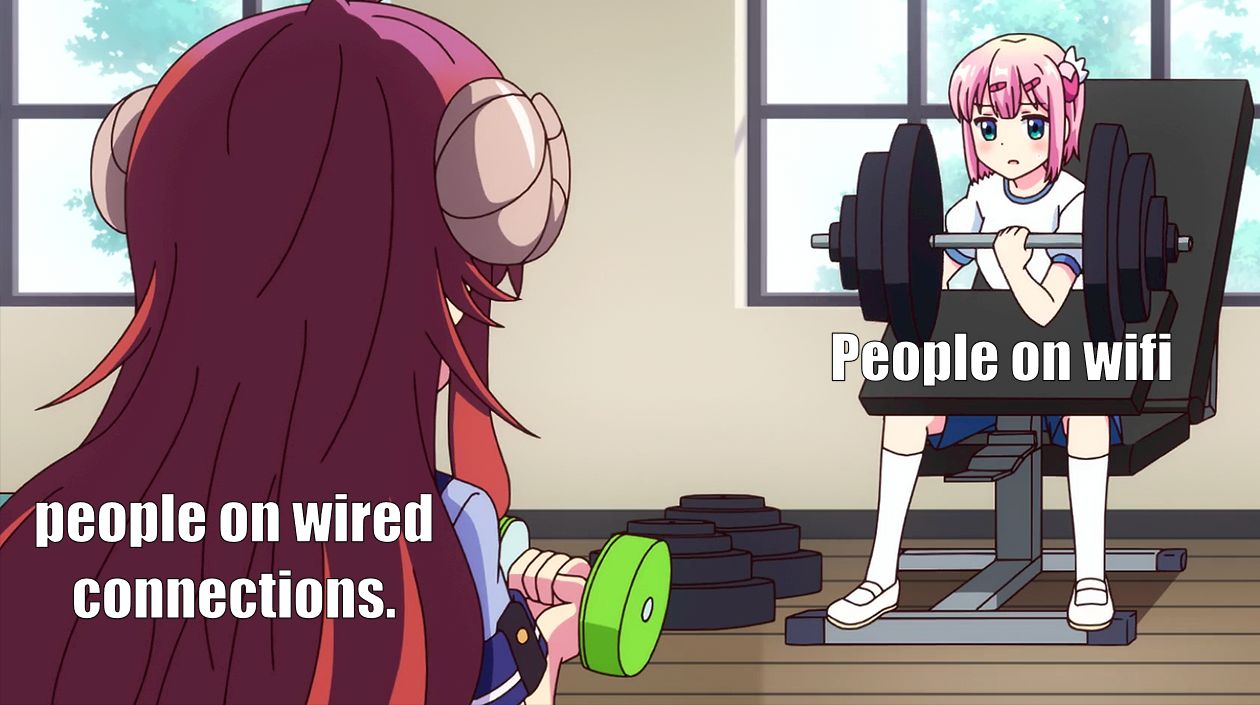 Wired Vs Wifi Scrolller