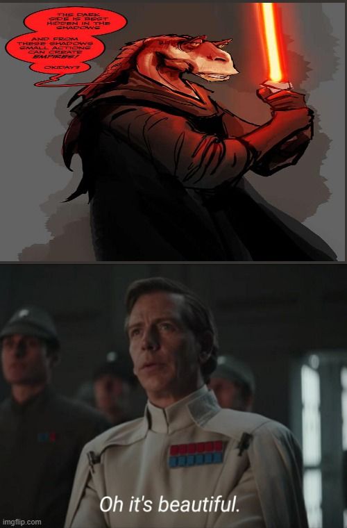 wise words from Darth Jar Jar... | Scrolller