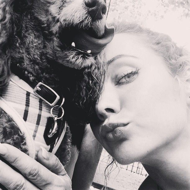 With her doggy | Scrolller