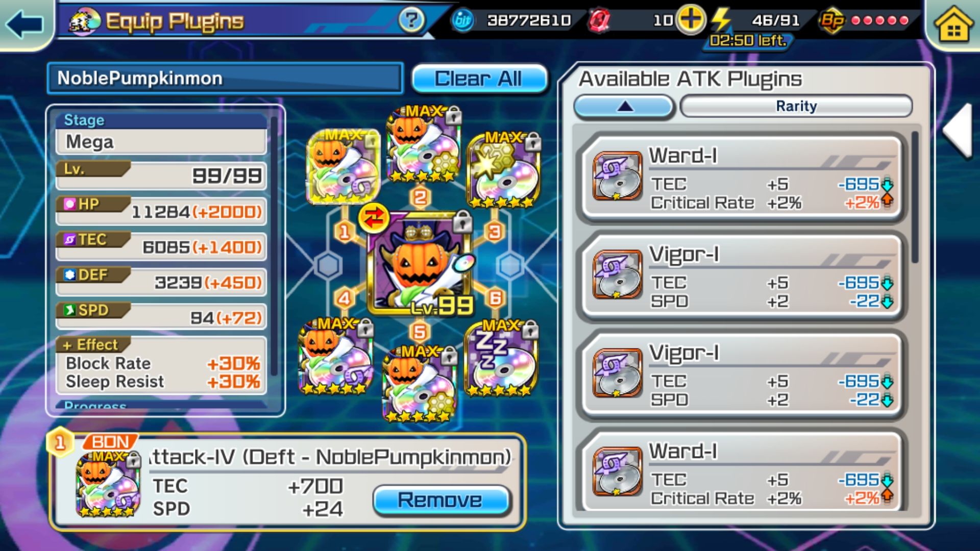 With the new rebalance and plugins, my Noblepumpkinmon went from irrelevant to Ultra level stats ...