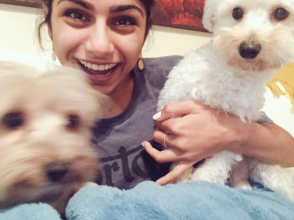 With two dogs | Scrolller