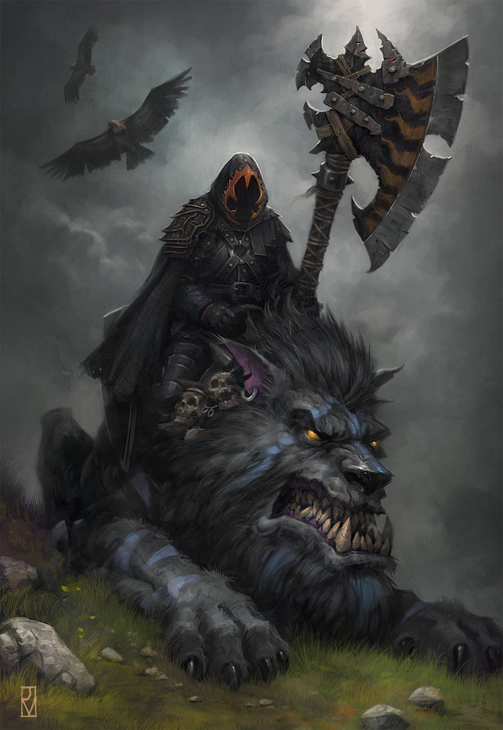 Wolf Guard Battle Leader by Jaime Martinez | Scrolller