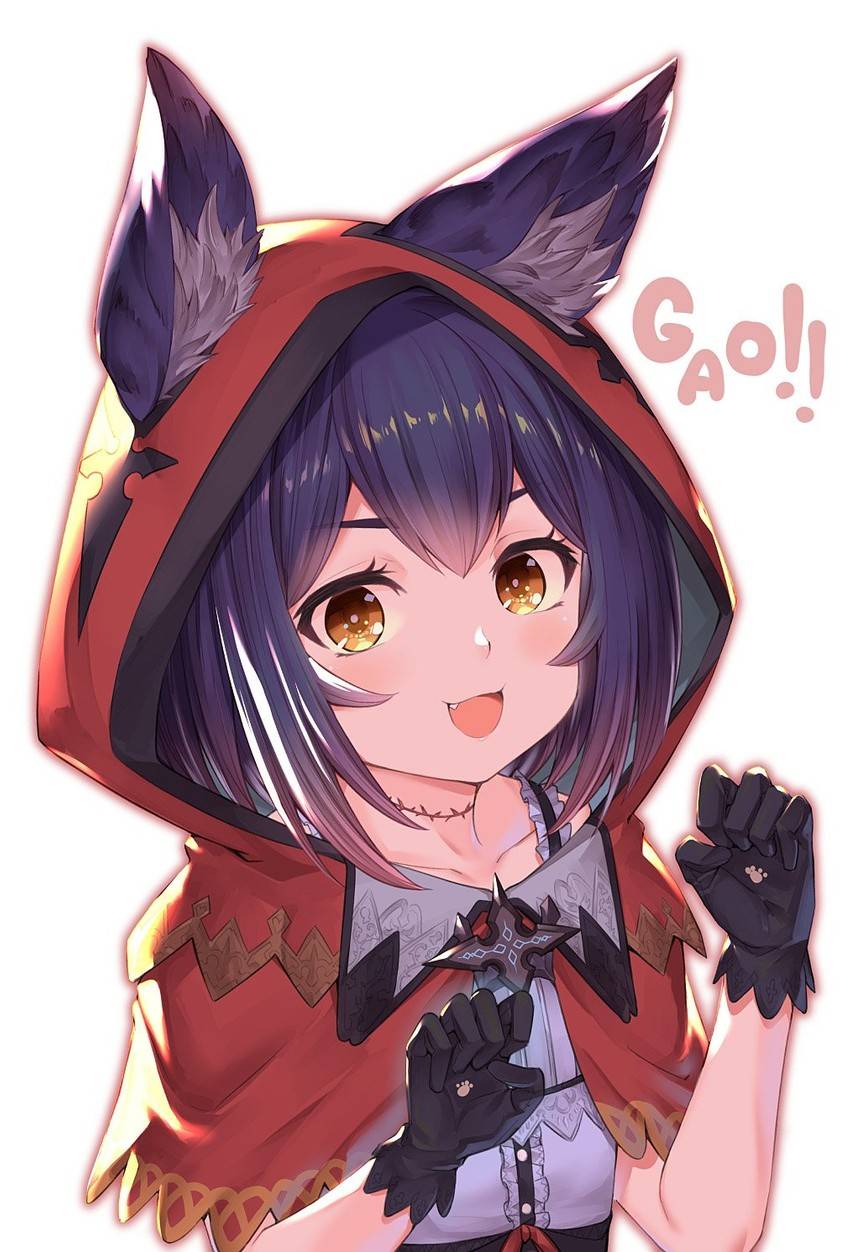 Wolf with hood [Original] | Scrolller