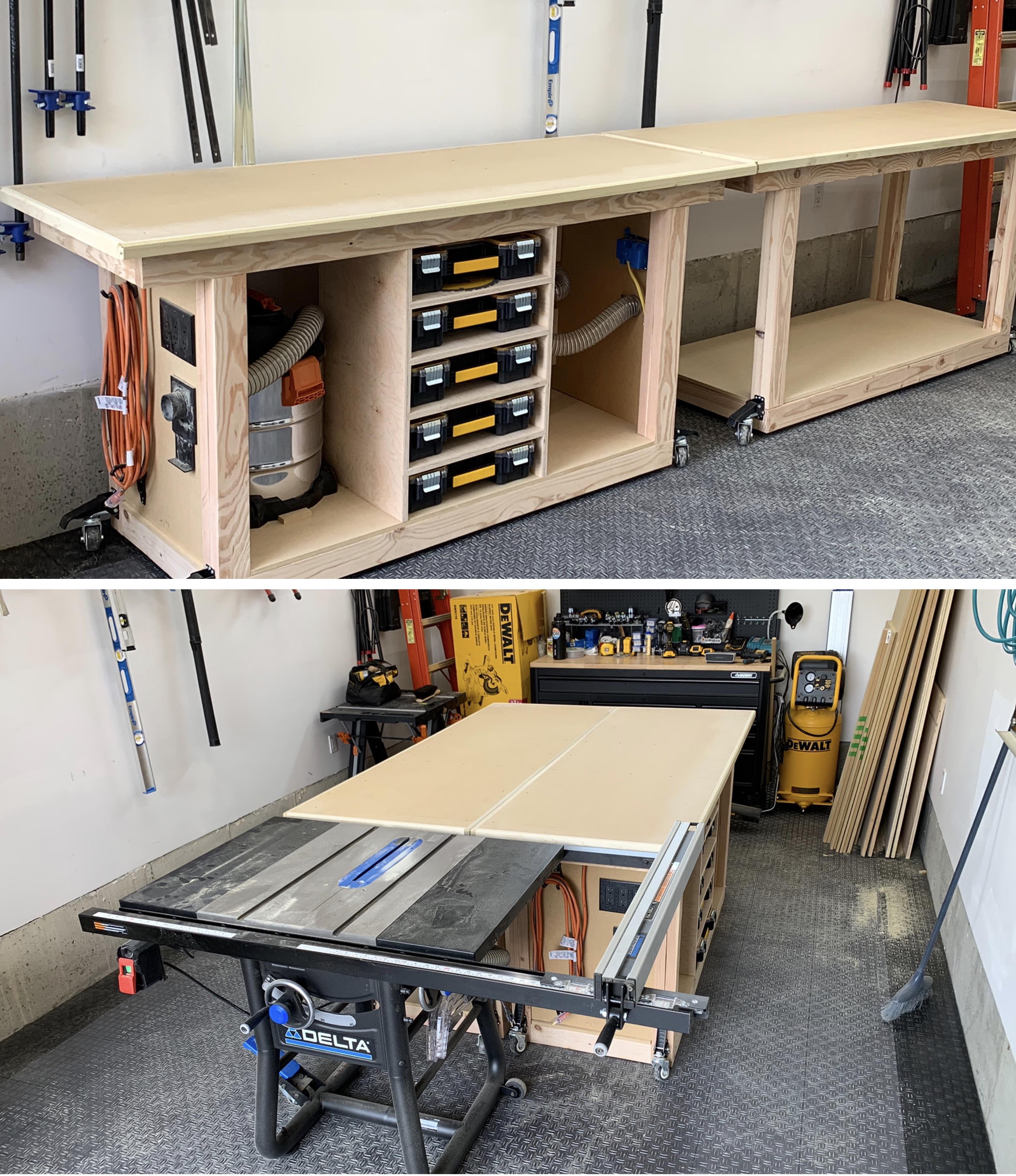 Workbenches finally nearing completion | Scrolller