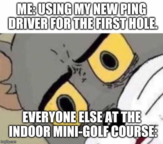 Working on my swing.... | Scrolller