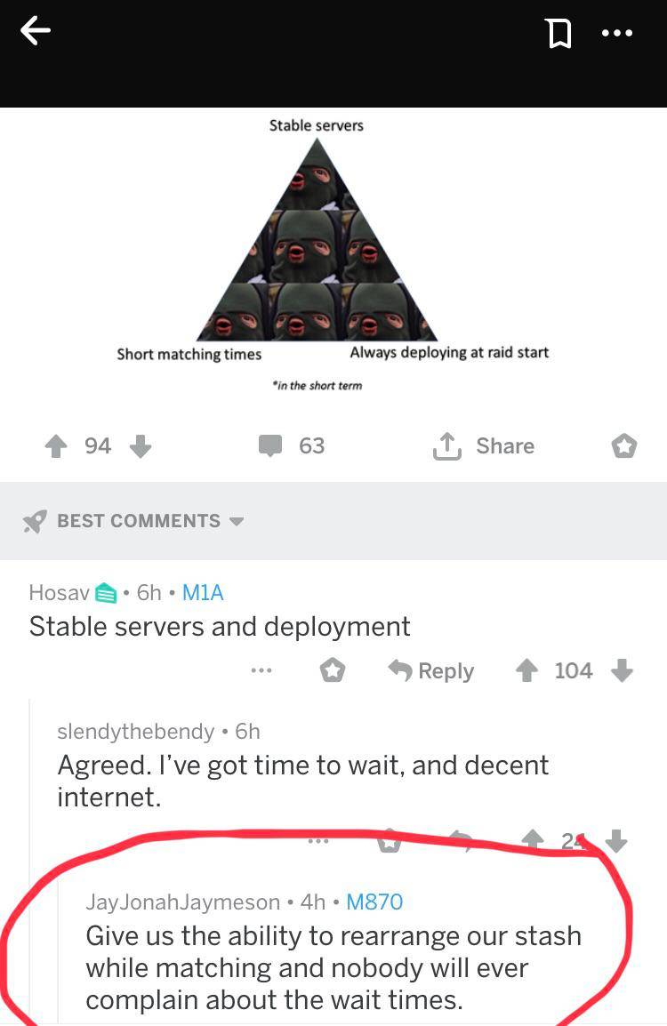 Worthy Comment on Late Spawn Triangle | Scrolller