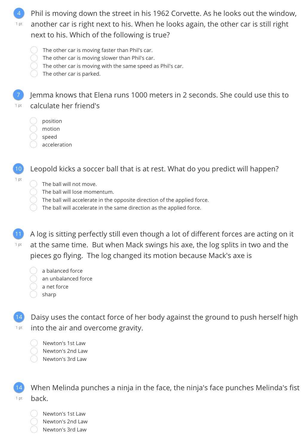 Writing my Ch. 3 Physics exam for my students. | Scrolller