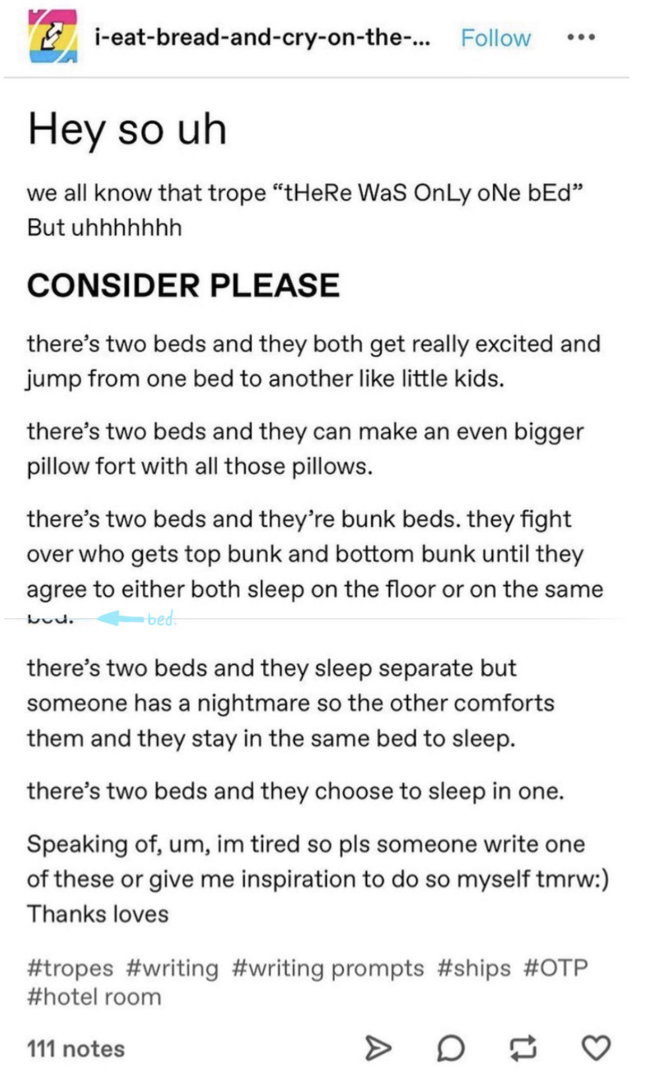 Writing Prompt ? Mayhap? (Ignore the bad stitch, I tried. Even wrote a note so uhh sorry for my ...