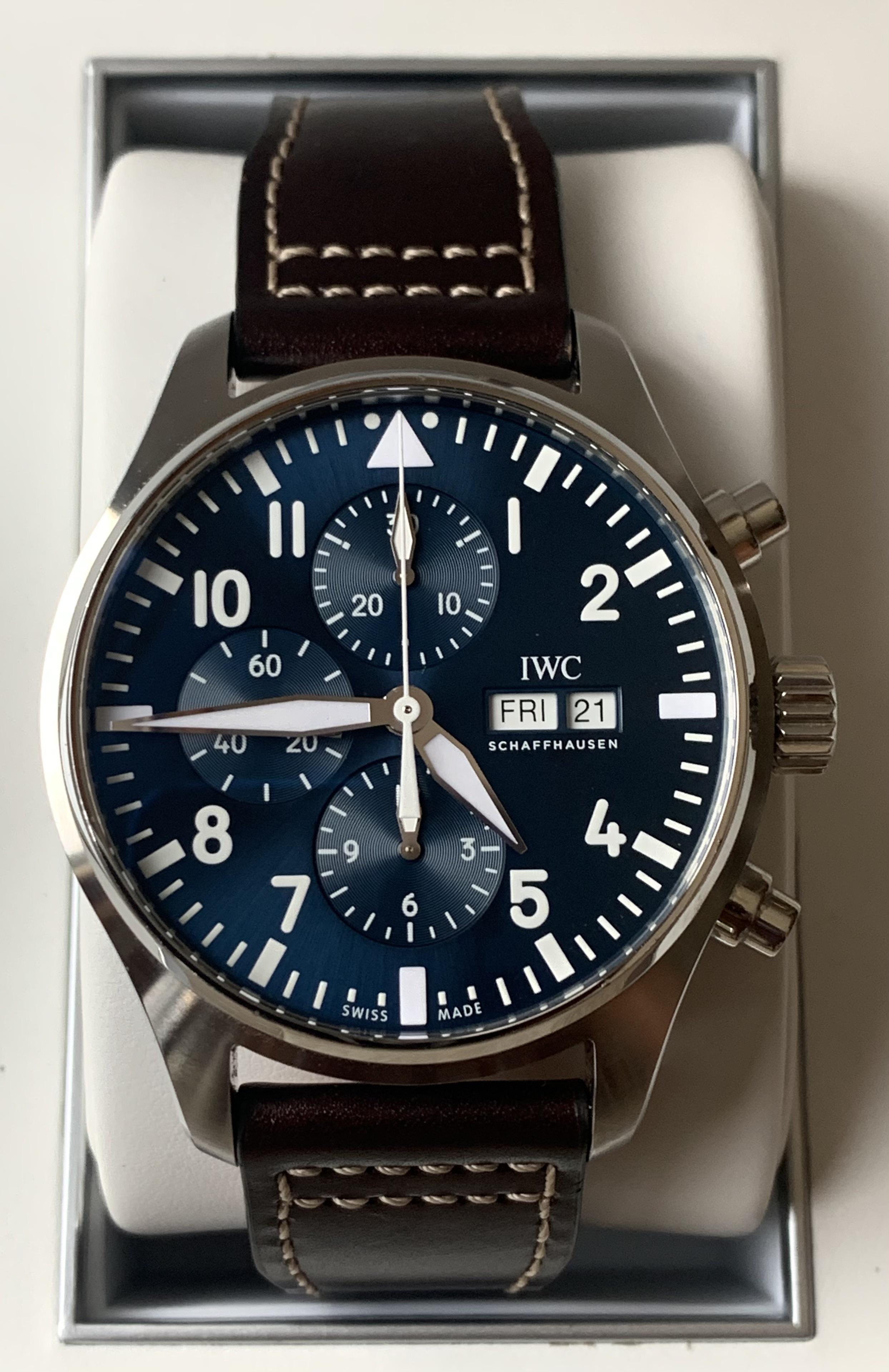 [WTS] IWC Pilot’s Chronograph, “Le Petit Prince”, IW377714 | Scrolller