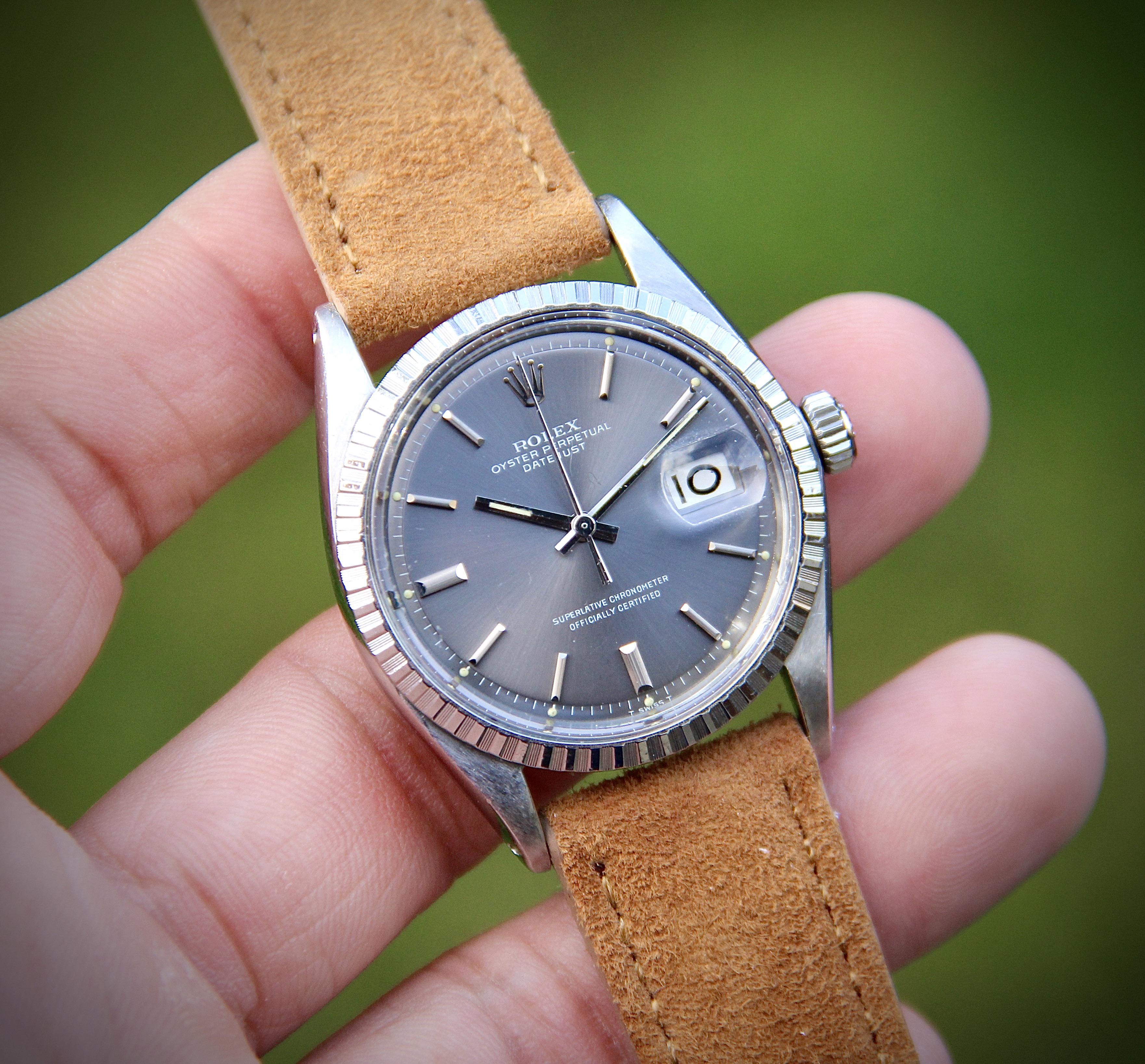 [WTS] Rolex Datejust ref 1603 Beautiful Grey Dial w/ Jubilee Bracelet circa 1970 | Scrolller