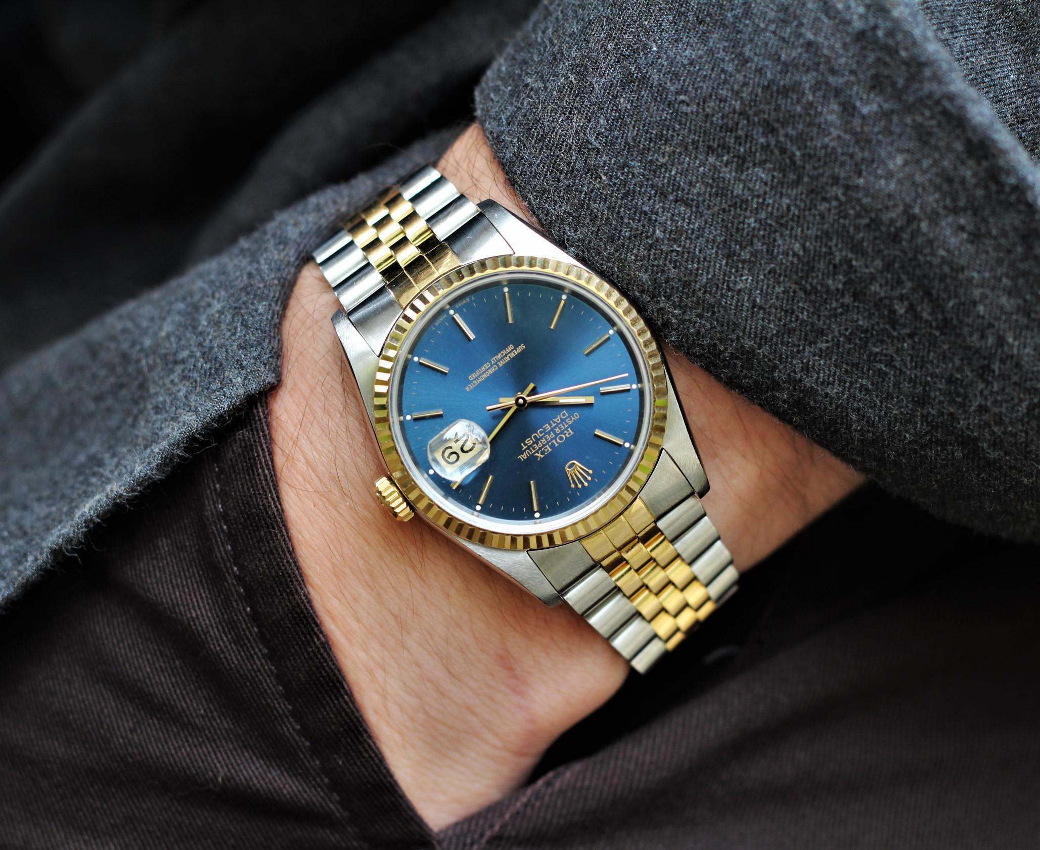 [WTS] Rolex Datejust Ref. 16233 Circa 1988. Exquisite Dark Blue Dial. Unpolished Excellent ...