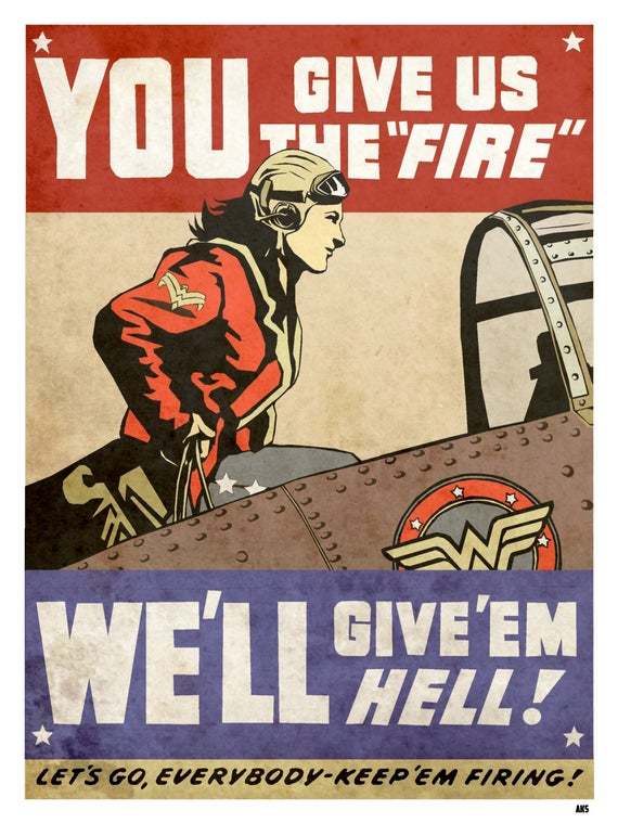 Wwii Wonder Woman By Abby Shaffer Scrolller