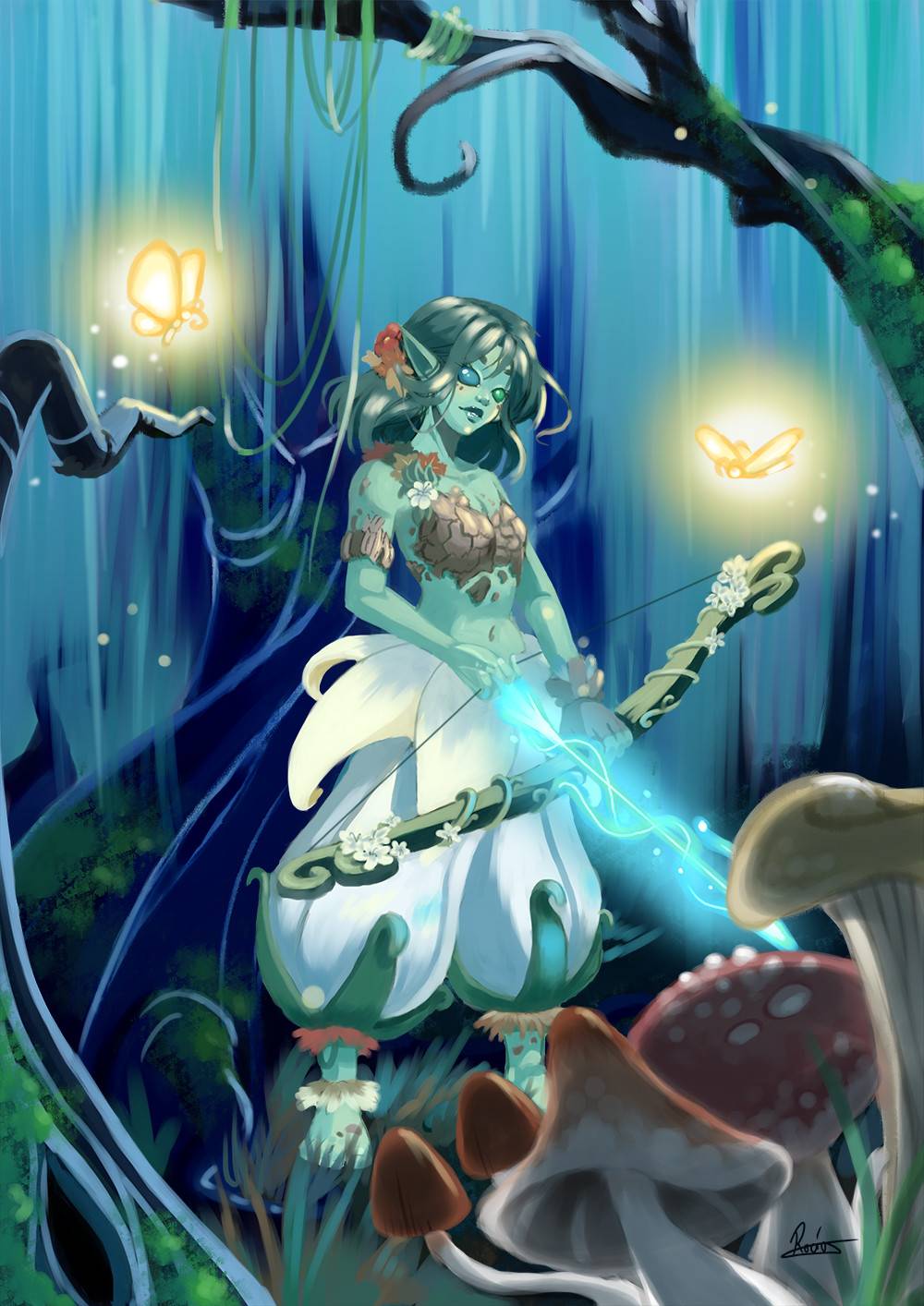 "Yana The Dryad" by Rocio Gonzalez | Scrolller