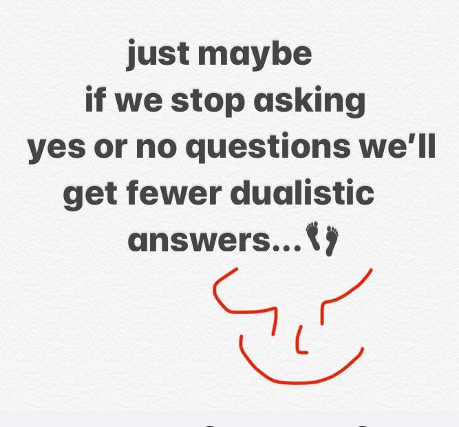 Yes or No questions...👣 | Scrolller