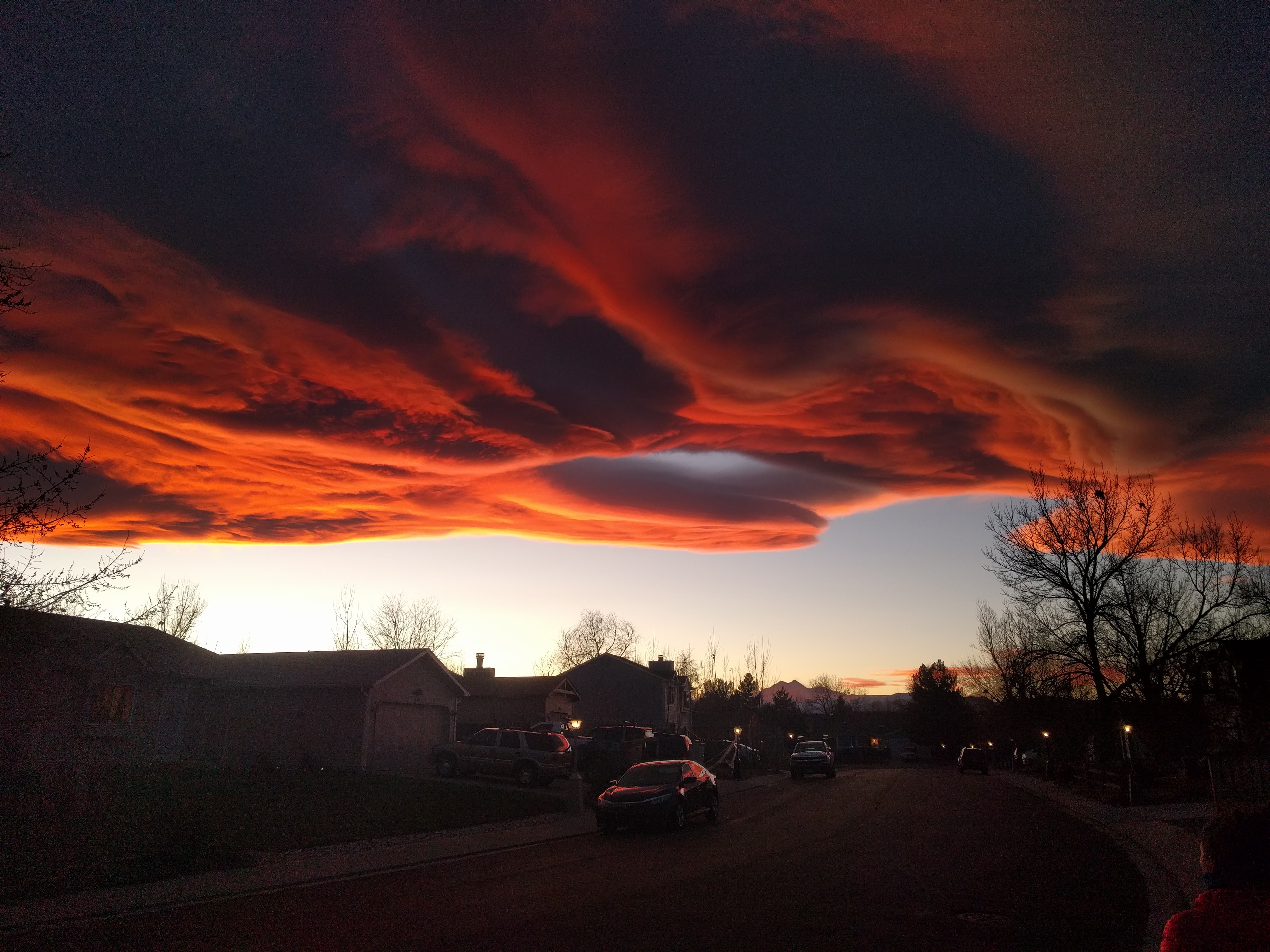 Yesterdays sunset was like a scene from Ghostbusters. | Scrolller