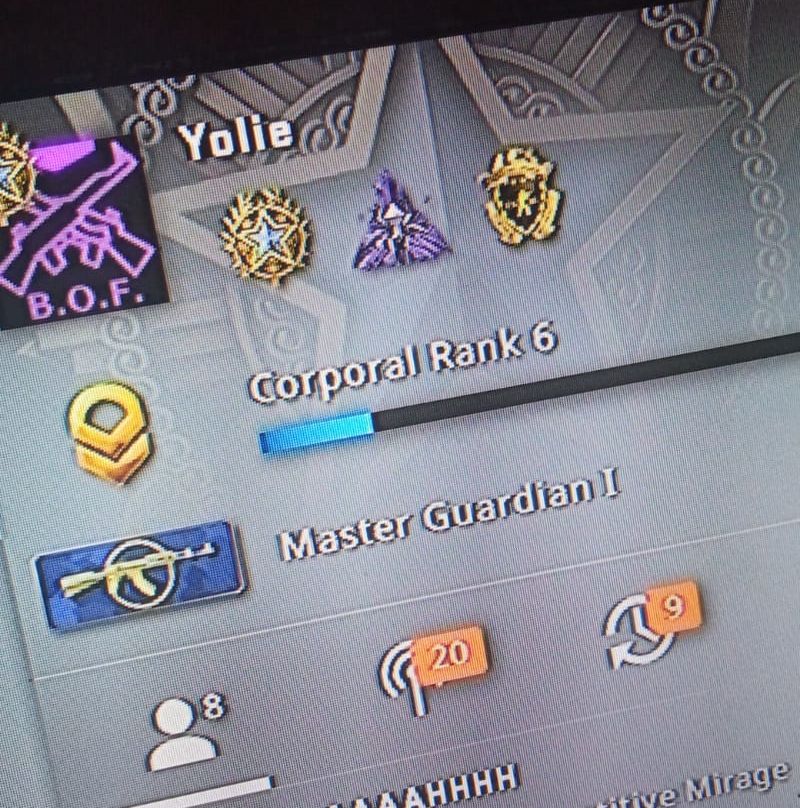 Yolie just got the Master Guardian I rank in Counter-Strike: Global Offensive | Scrolller