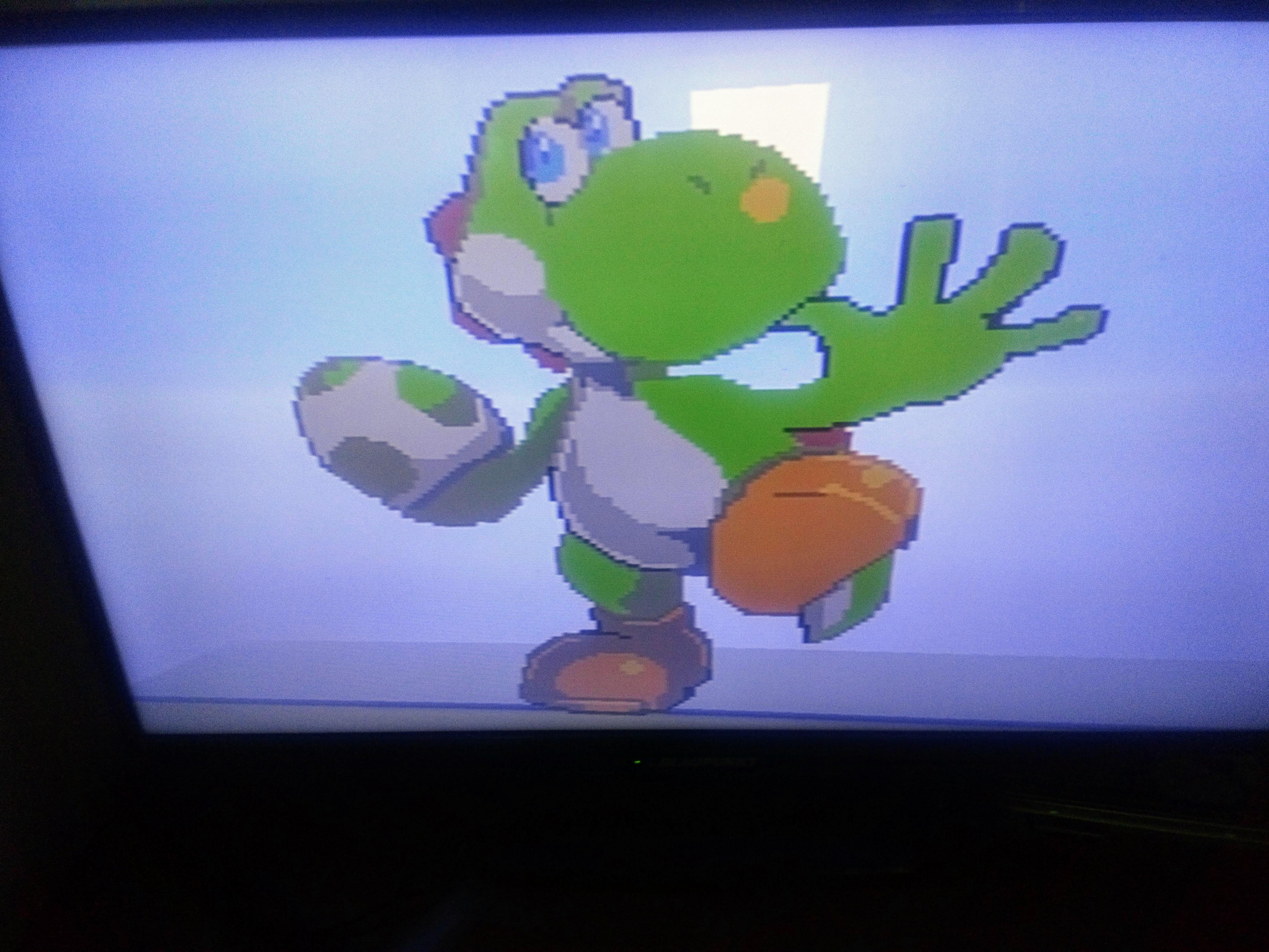 Blocky Yoshi | Scrolller