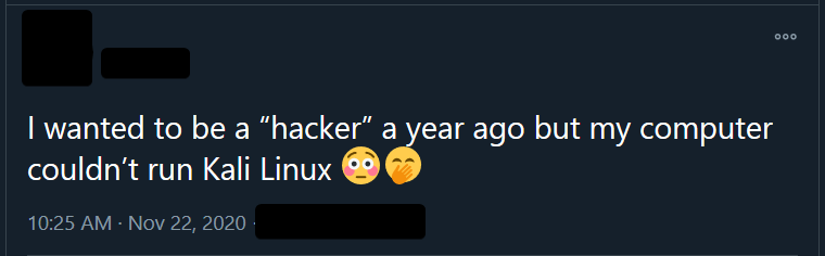 You can't be a hacker without Kali Linux! | Scrolller