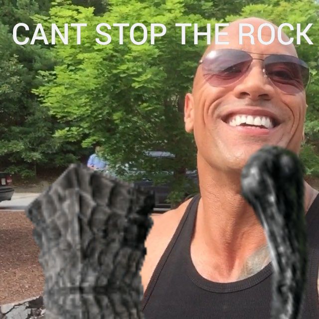 You cant stop the rock | Scrolller